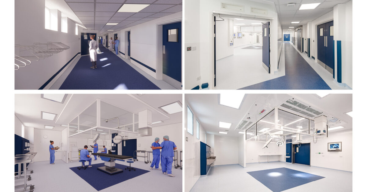 New Theatres for Wansbeck Hospital / P+HS Architects