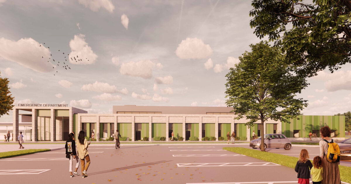 Planning approval for new Emergency Department / P+HS Architects